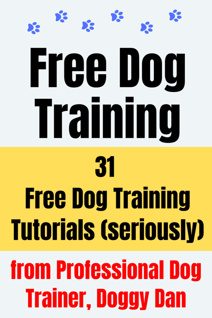 Help with Dog Training - 31 Free Dog Training Tutorials