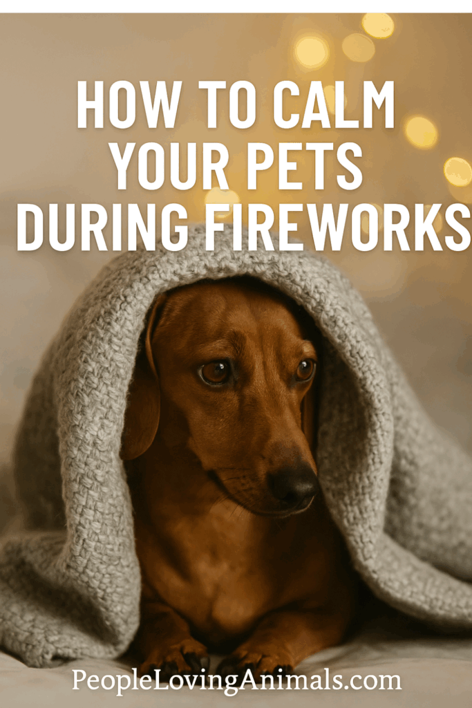 Fireworks and Pets: How to Keep Your Pets Calm and Safe