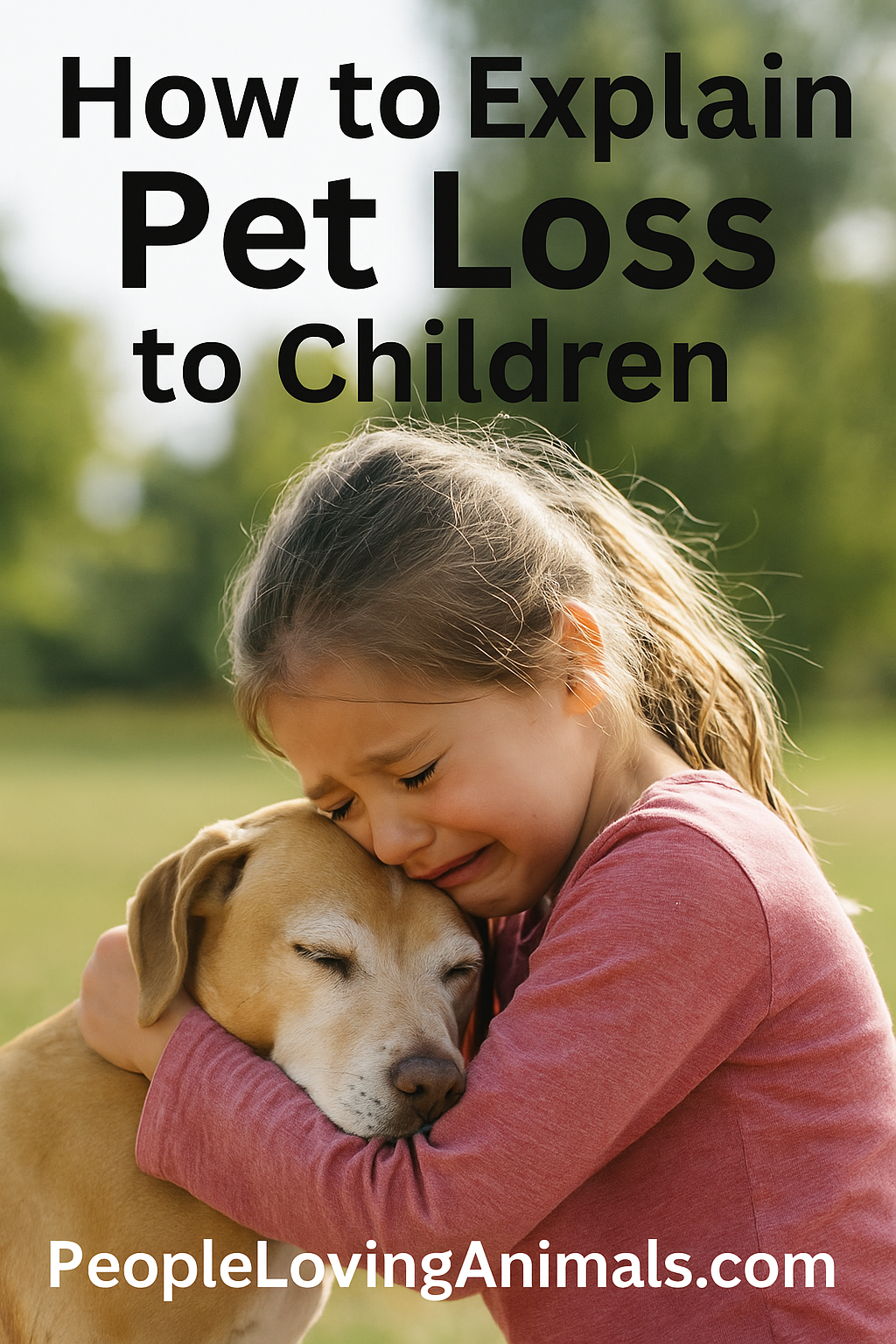How to Explain Pet Loss to Children - Speak Their Language!