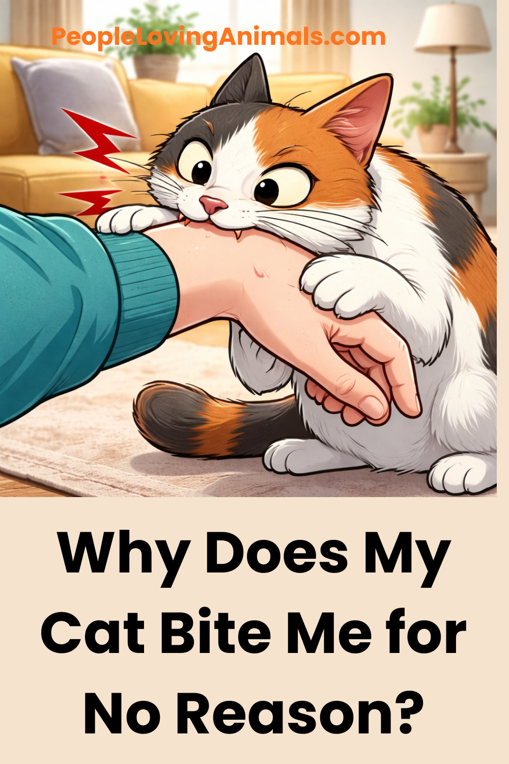 Why Does My Cat Bite Me for No Reason? - What it Means